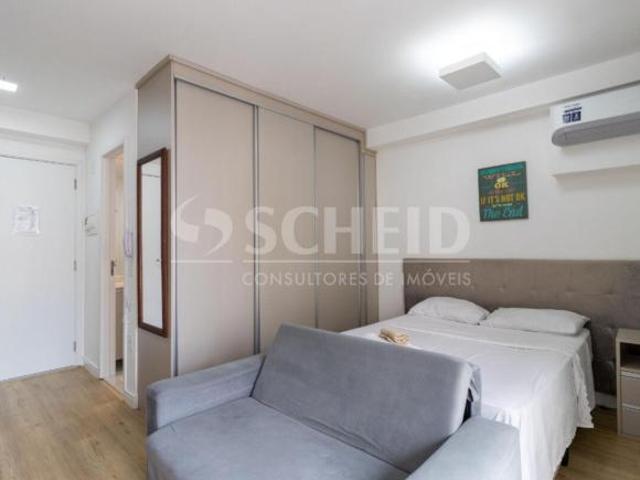 Apartamento tipo Studio Mobiliado à venda 26m² Mirandópolis / SP