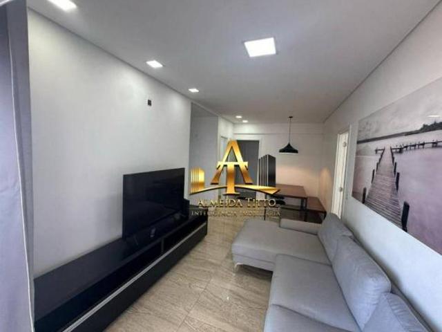 Apartamento todo mobiliado e decorado com 1 suíte à venda, 49 m² por R$ 890.000 Alphaville Indust