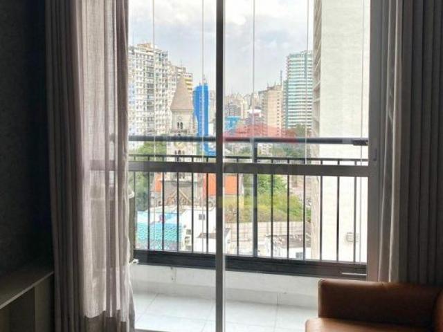 Apartamento todo mobiliado Living For Consolação Rua Rego Freitas