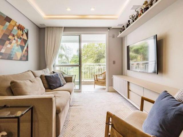 Apartamento todo decorado 2D e 2 Vagas Vista Parque Karpathos