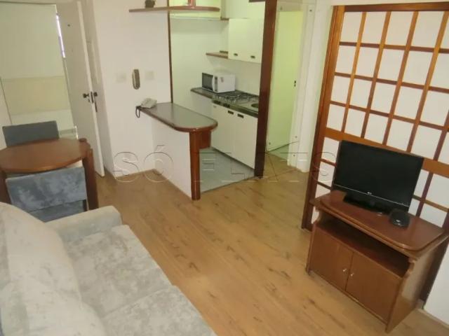Apartamento totalmente mobiliado em Moema para locação com entrada imediata