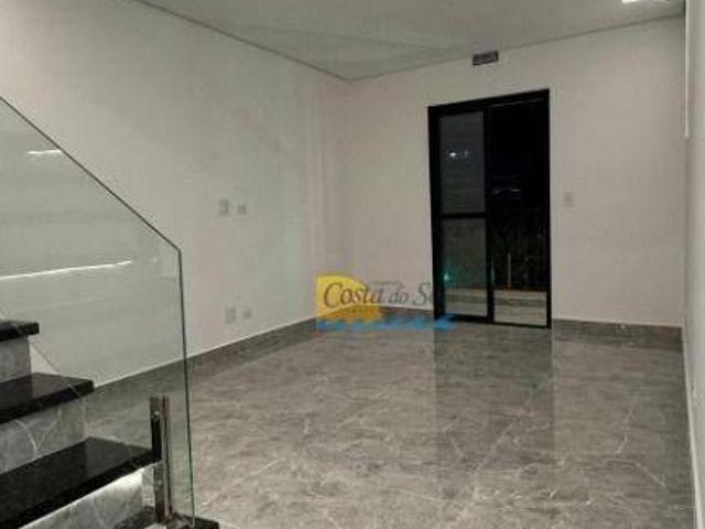 Apartamento Triplex com 2 dormitórios à venda, 103 m² por R$ 530.000 Aviação Praia Grande/SP