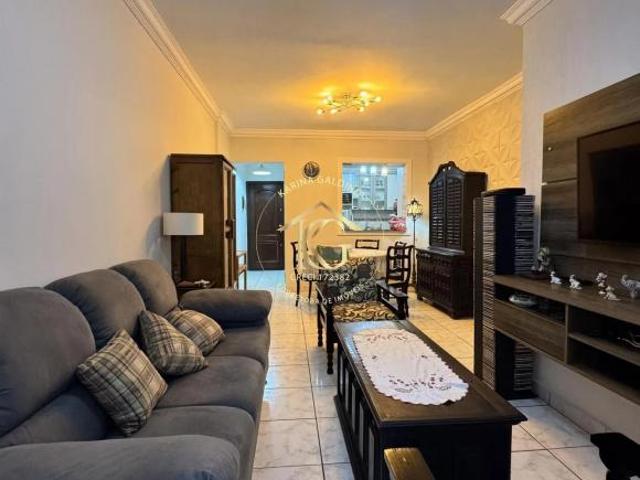 Apartamento TUPI Praia Grande 2 dormitórios 1 suíte prédio com lazer elevador