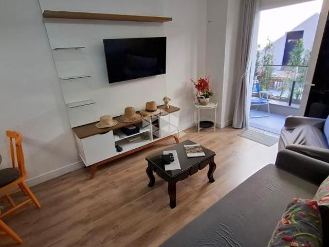 Apartamento um dormitório mobiliado em Canela