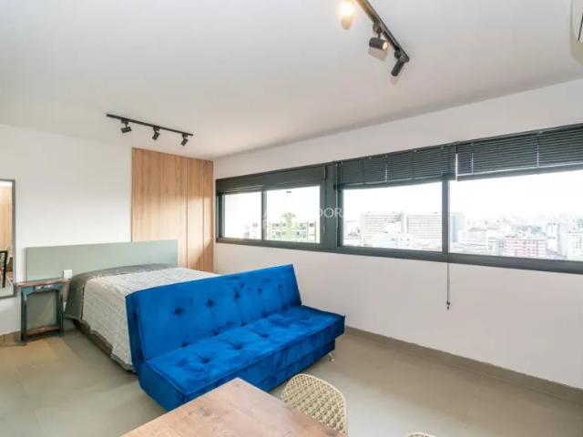 Apartamento um dormitório, no Go Rio Branco, em andar alto e vista livre!