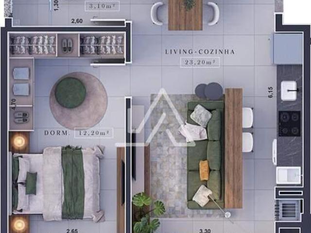 APARTAMENTO UM DORMITÓRIO | LIKE SMART LIVING | CENTRO PASSO FUNDO/RS