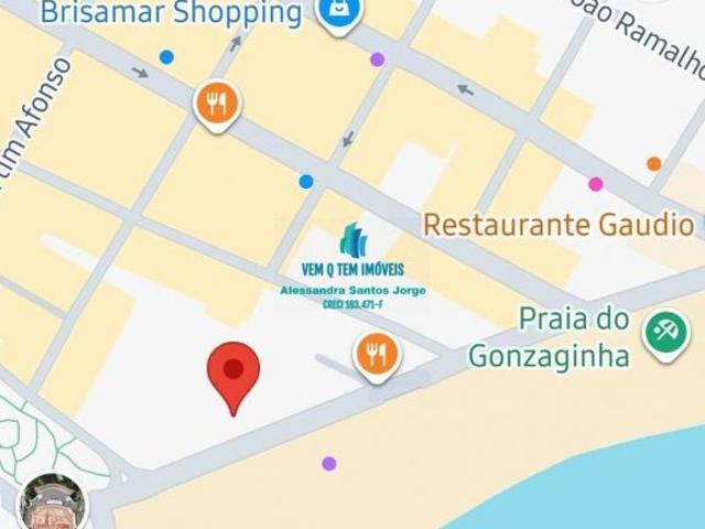 Apartamento um dormitório padrão vista mar, andar alto, 1 vaga MCMV