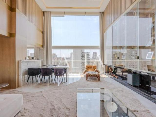 Apartamento ÚNICO com projeto minimalista à venda em ANDAR ALTO e living sofisticado no Duo Morumbi