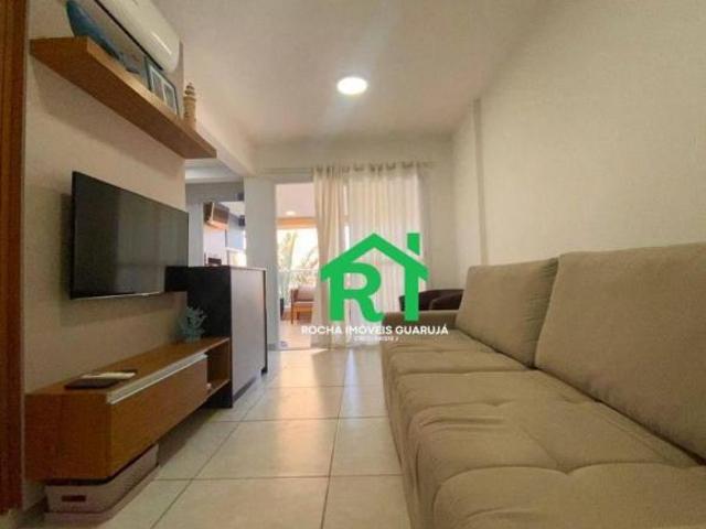 Apartamento varanda gourmet, 2 Quartos 1 suíte, 2 vagas, lazer Completo, Enseada, Guarujá/SP