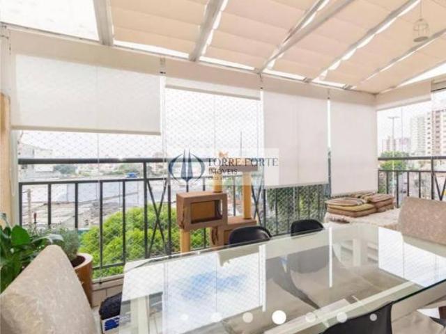 Apartamento Varanda Gourmet, com 3 quartos, 2 vagas de garagem, na Mooca