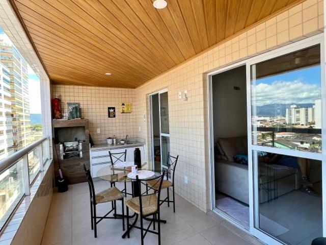 Apartamento varanda gourmet no Guilhermina Praia Grande litoral