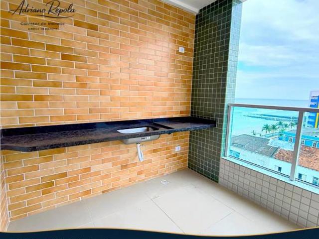 Apartamento Varanda Gourmet vista mar Lazer completo