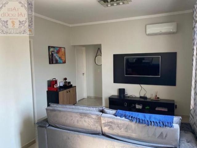 Apartamento ventilado e iluminado com 2 dormitórios à venda, 92 m² Estuário Santos/SP