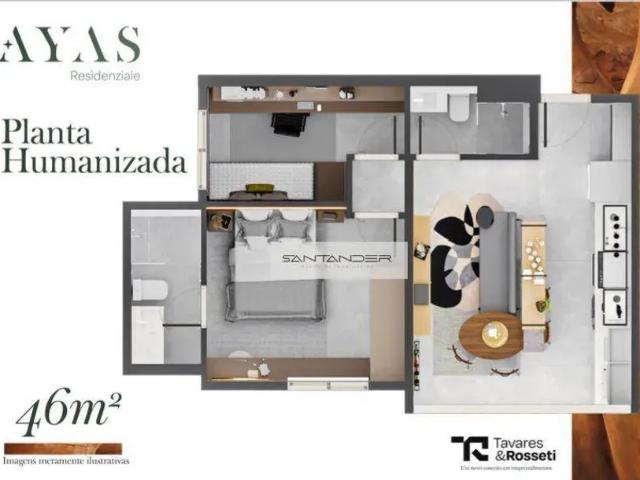 Apartamento à venda, 43 m² por R$ 490.000,00 Anália Franco São Paulo/SP