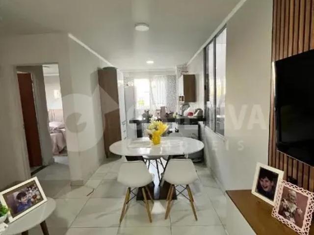 Apartamento à venda, 2 quartos, 1 suíte, 1 vaga, loteamento residencial pequis uberlandia/mg
