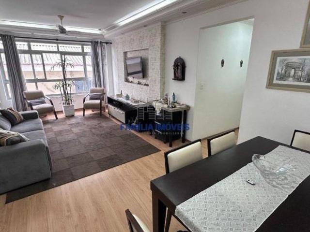 Apartamento venda 2 quartos dependência serviço Marapé Santos/SP
