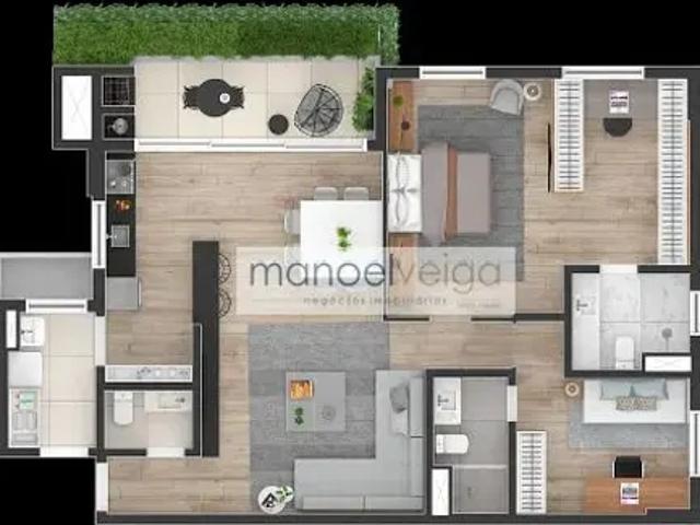 Apartamento à venda 3 Quartos 1 Suite 1 Vaga 185.5M² Centro Curitiba PR | Bosco Centrale