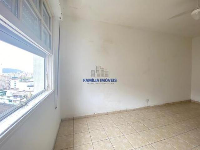 Apartamento venda elevador 1 quarto garagem José Menino Santos S/P