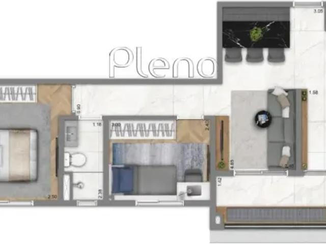 Apartamento à venda em Campinas, Bonfim, com 3 quartos, com 80 m², Blend