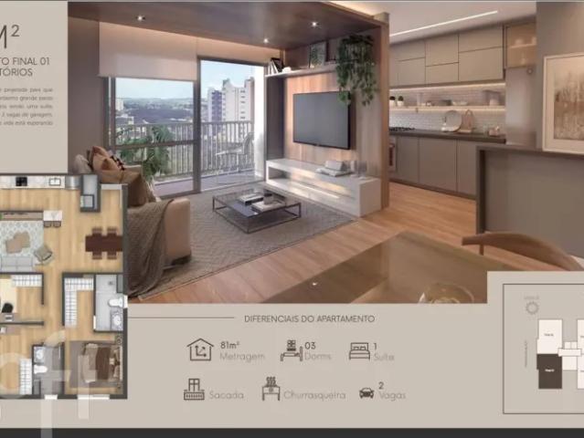 Apartamento à venda em Petrópolis com 81 m², 3 quartos, 1 suíte, 2 vagas