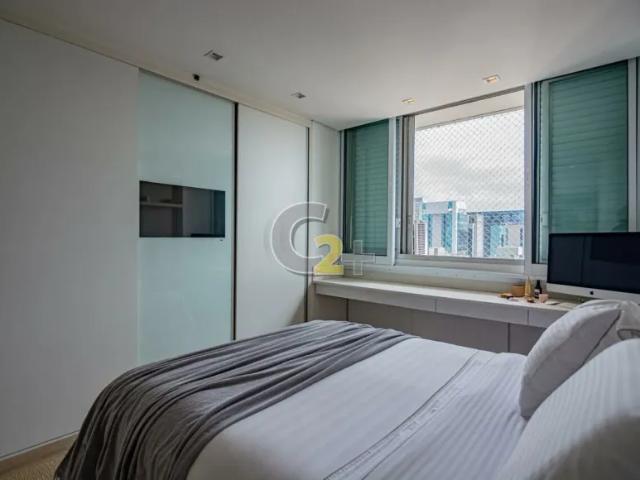 Apartamento venda itaim bibi 2 dormitórios 2 suítes 1 vaga mobiliado