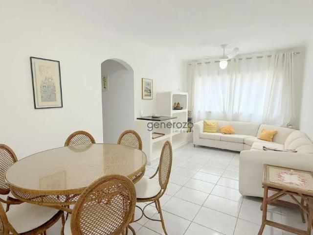 Apartamento à venda na praia das Pitangueiras, 02 dormitórios, 01 vaga