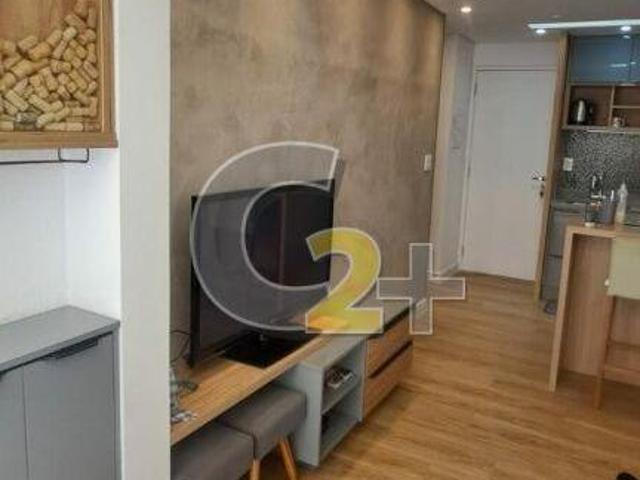 Apartamento, venda no Centro, 1 quarto, e 1 vaga de garagem, mobiliado