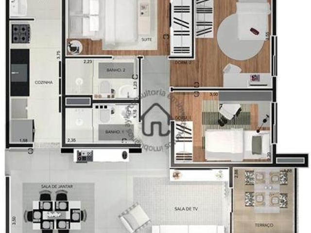 Apartamento venda Residencial Gran Paradiso em Vinhedo