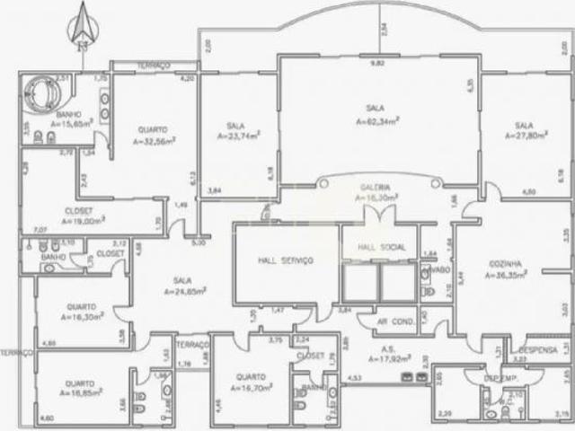 APARTAMENTO VILA NOVA CONCEIÇÃO Venda 517 m² 4 Suítes 6 Vagas