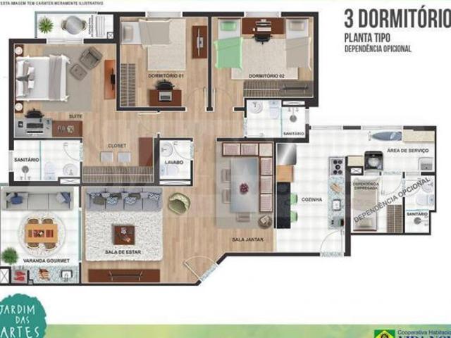 Apartamento Vila Bonfim Embu das Artes/SP