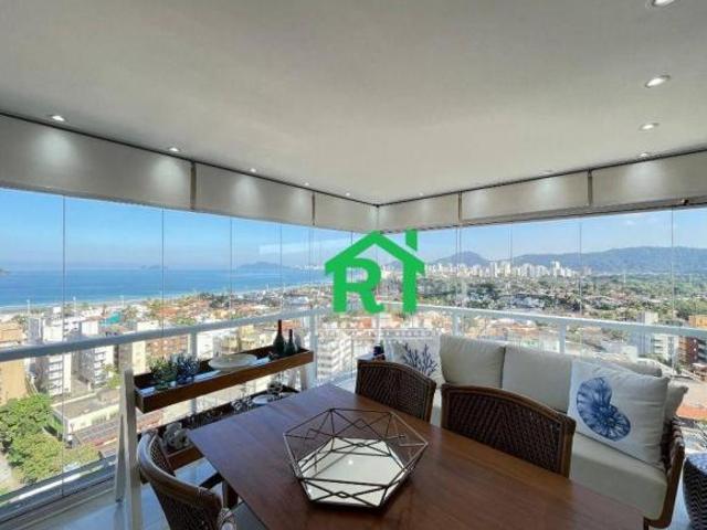 Apartamento Vista ao Mar 2 dormitórios 1 suíte, 2 vagas, lazer, Enseada, Guarujá/SP