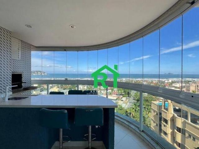 Apartamento vista ao mar com 3 dormitórios 3 suítes, 2 vagas, lazer, Enseada, Guarujá/SP