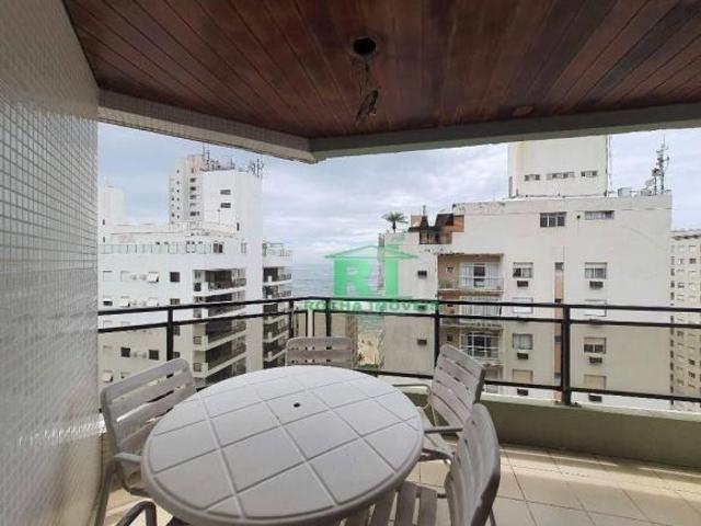Apartamento Vista ao Mar, Pitangueiras, 3 Dormitórios sendo 2 Suítes, Lazer, 2 Vagas, Guarujá/SP