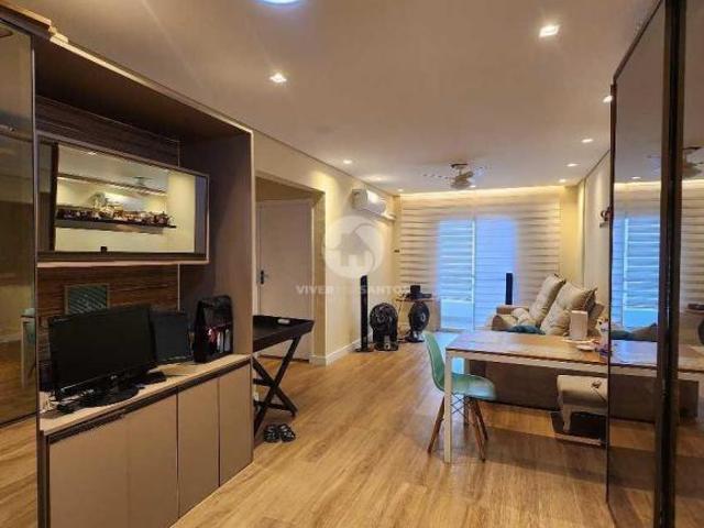 Apartamento Vista Livre 2 Dormitórios com dependência Marapé Santos