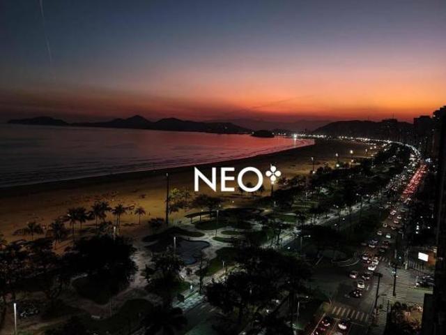 Apartamento Vista Mar, 3 dormitórios à venda, 143 m² por R$ 1.399.000 Boqueirão Santos/SP