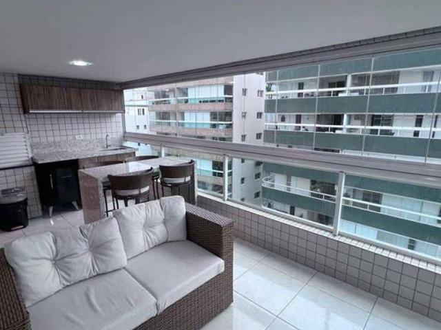 Apartamento Vista Mar com Varanda Gourmet 3 Quartos Canto do Forte Praia Grande/SP
