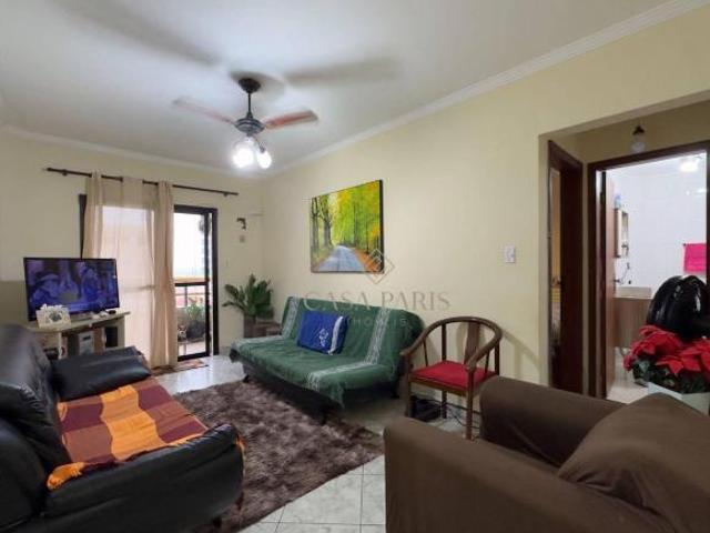 Apartamento VISTA MAR com 1 dormitório à venda, 58 m² por R$ 375.000 Aviação Praia Grande/SP