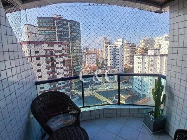 Apartamento VISTA MAR, com 2 dormitórios à venda, 67 m² por R$ 420.000 Ocian Praia Grande/SP