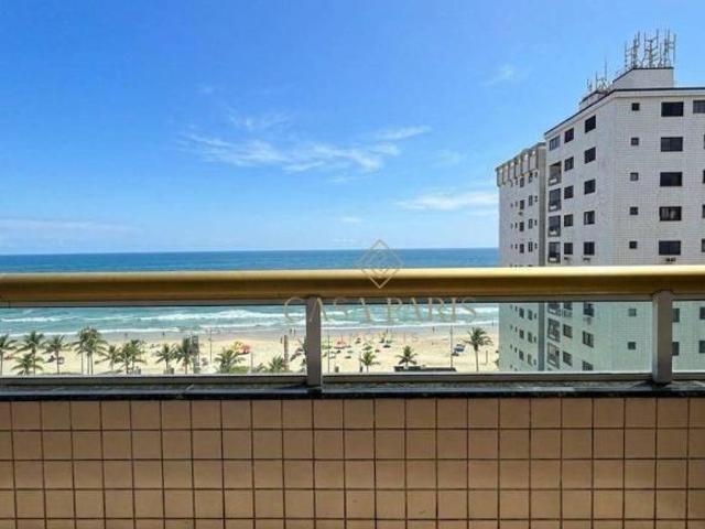 Apartamento VISTA MAR com 2 dormitórios à venda, 92 m² por R$ 570.000 Caiçara Praia Grande/SP