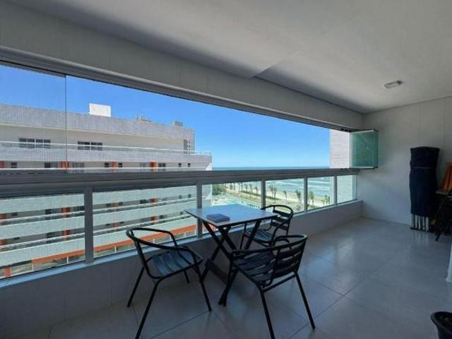 Apartamento vista Mar com 2 dormitórios sendo 1 suíte e condomínio lazer completo