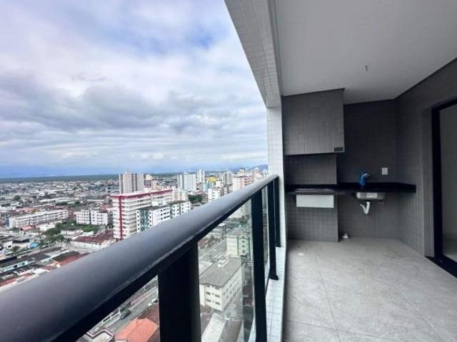 Apartamento VISTA MAR com 2 suítes à venda, 92 m² por R$ 790.000 Aviação Praia Grande/SP