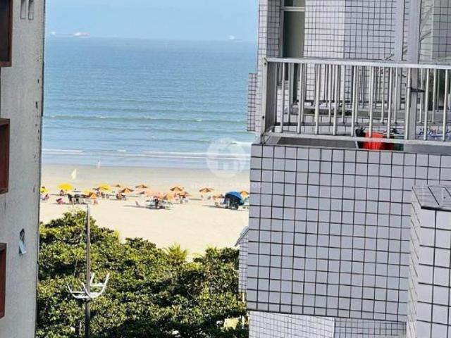 Apartamento vista mar com 2 quartos no Gonzaga Santos