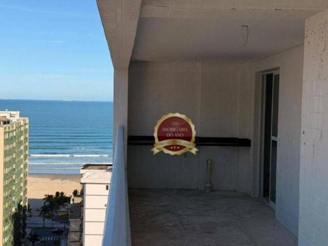 Apartamento vista mar com 3 dormitórios, 1 suite, sala para 2 ambientes integrada a varanda gourmet