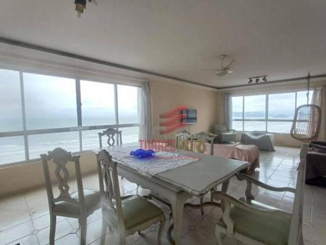Apartamento Vista Mar com 3 dormitórios à venda, 189 m² por R$ 1.755.000 Boqueirão Santos/SP