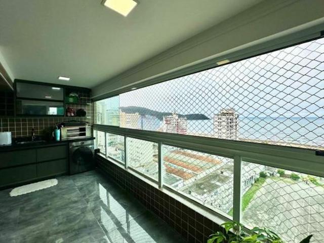 Apartamento VISTA MAR com 3 suítes à venda, 117 m² por R$ 1.340.000 Canto do Forte Praia Grande/