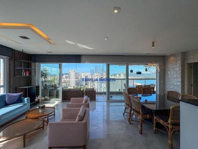 Apartamento Vista Mar á venda 4 quartos 2 suítes Embaré Santos
