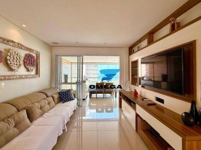 Apartamento vista mar à venda na praia da Enseada no Guarujá I Omega Imoveis
