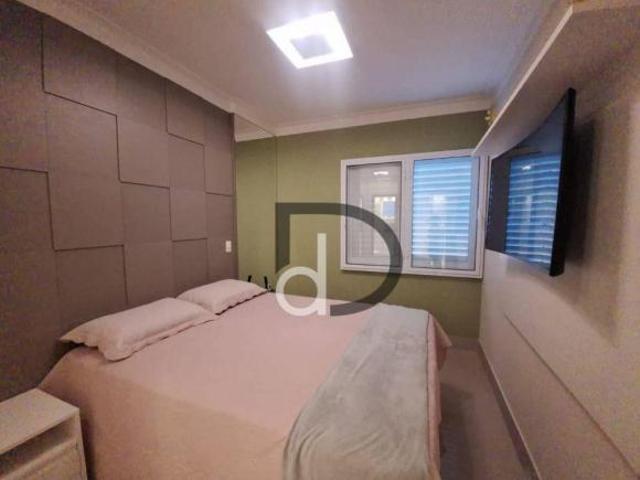 Apartamento Vista Mar em São Lourenço, Mobiliado, 2 Dormitórios 1 Suíte, Varanda Gourmet e Lazer C