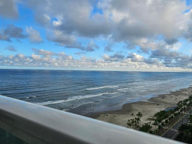 Apartamento vista mar frente a venda Flórida em Praia Grande SP litoral