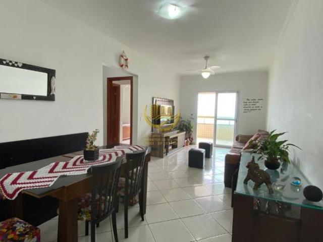 Apartamento Vista Mar na Vila Caiçara | 2 Dormitórios | 90m² | Sacada Gourmet | 2 Vagas